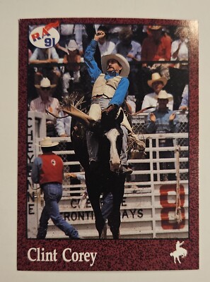 1991 Rodeo America Pro Rodeo Cards Clint Corey | eBay