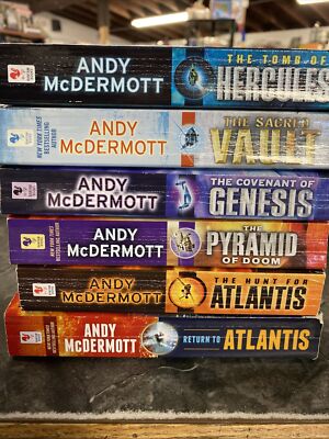Lot Of 6 Andy McDermott Paperbacks | eBay