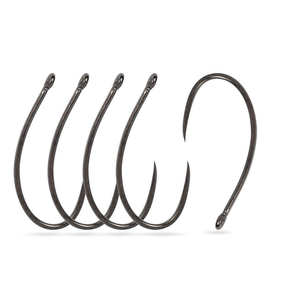 MUUNN 400Pcs Fly Fishing Hooks for Fly Tying Barbless Nymph Jig Fly ...