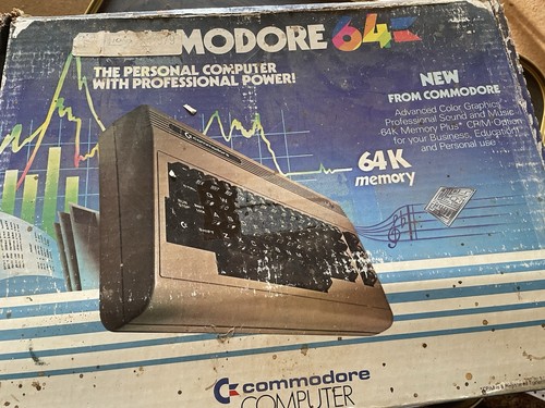 Vintage Commodore 64 Computer Keyboard Bonus Parts Not assembled ...