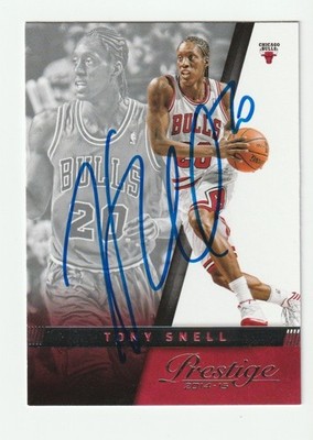 Tony Snell Signed 2014-15 Panini Prestige Card Auto Chicago Bulls ...