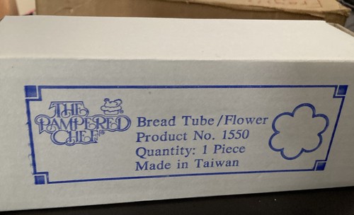THE PAMPERED CHEF FLOWER BREAD TUBE Product No. 1550 New | eBay