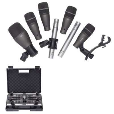 Samson DK707 7-Piece Drum Microphone Kit with Hardshell Carry Case | eBay