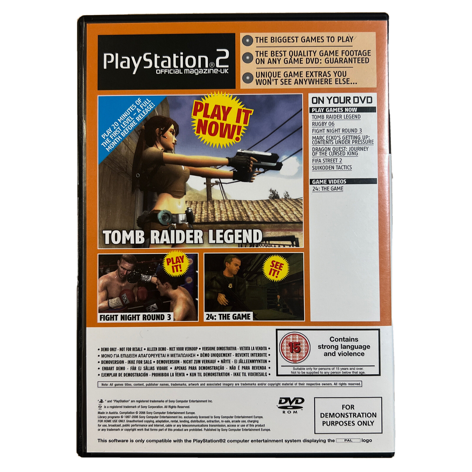 ops2m Demo Disc 71 - Official PlayStation 2 Magazine UK - PAL PS2 ...