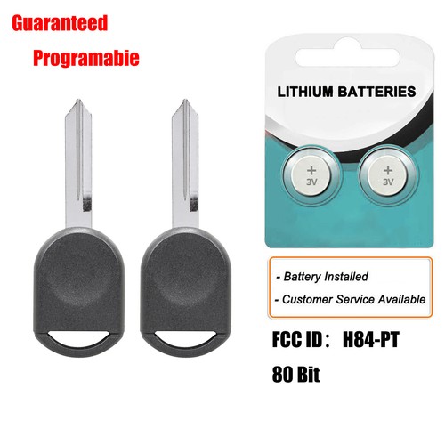 2 For 2005 2006 2007 2008 2009 Ford Taurus Ignition Chip Car Key ...