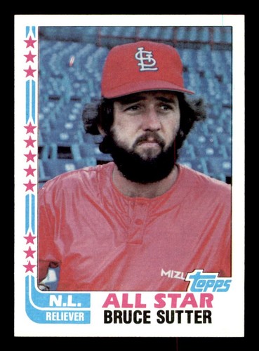 1982 Topps Baseball #347 Bruce Sutter NM/MT or Better *d6 | eBay