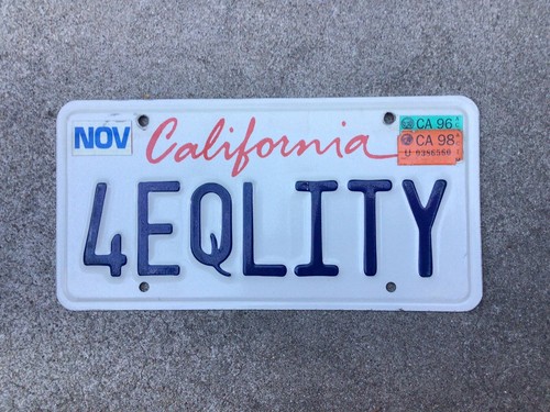 CALIFORNIA - VANITY - LICENSE PLATE | eBay