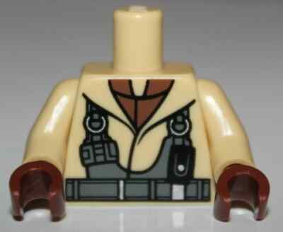 LEGO Star Wars Minifigure Pilot Torso Naboo Fighter Shirt and Flight ...