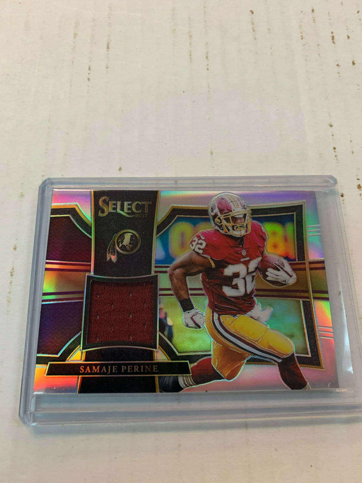 Samaje Perine 2017 Select Rookie Prizm Jersey Card #9 Serial #185/199 ...