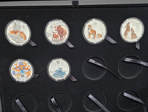 perth mint lunar color set. x6 coins | eBay