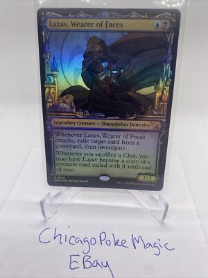 MTG Lazav, Wearer of Faces Showcase Foil - Murders At Karlov Manor - 0318 Rare | eBay