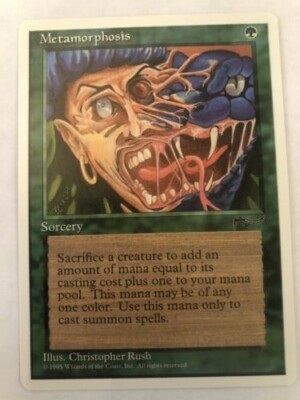 MTG METAMORPHOSIS Chronicles Chris Rush Card magic the gathering | eBay