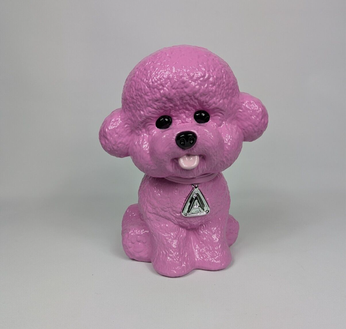 Aritzia Pet Shop Dog Purple Pink Bichon Frise Window Display Ceramic ...