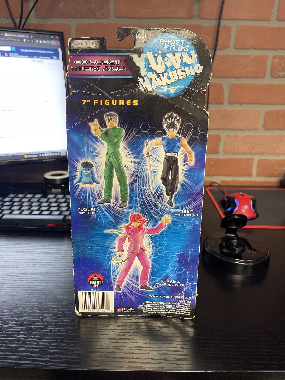 New Yu Yu Hakusho’s Kurama With Rose Whip Ghost Files YuYu Figure Anime ...