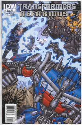 Transformers Comic 6 Nefarious Cover B Carlos Magno First Print 2010 ...