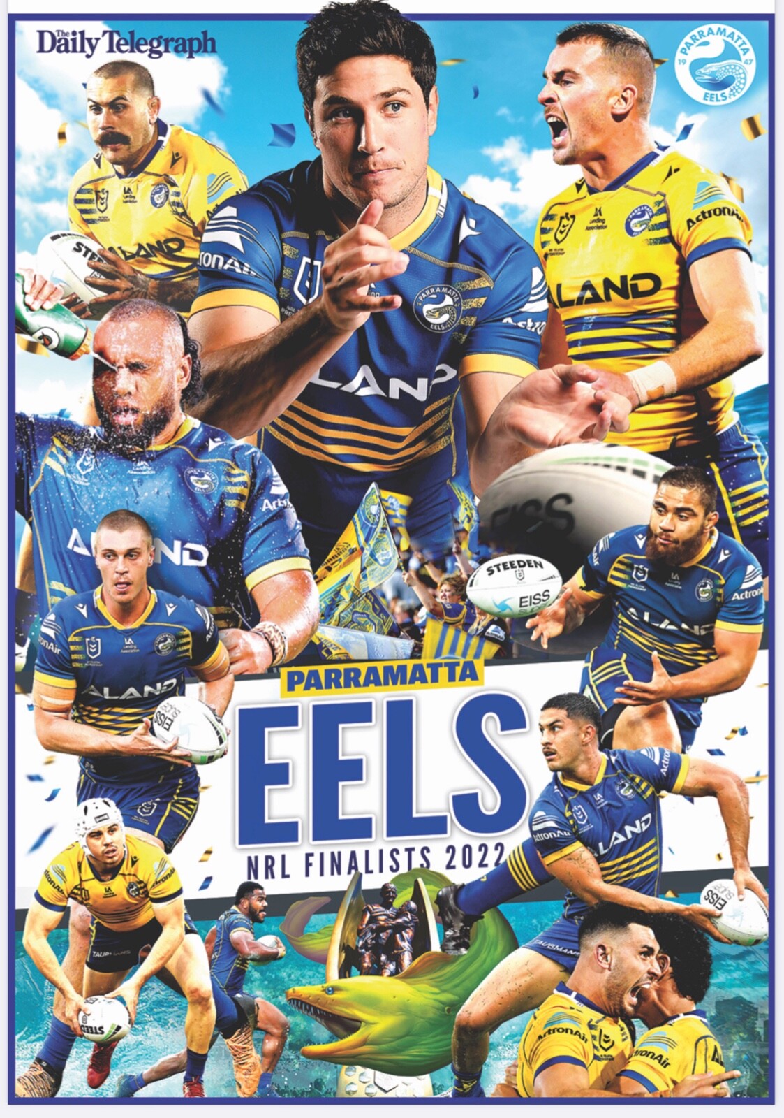 Parramatta eels TEAM POSTER,NRL RUGBY,Penrith panthers Eels,cowboys ...