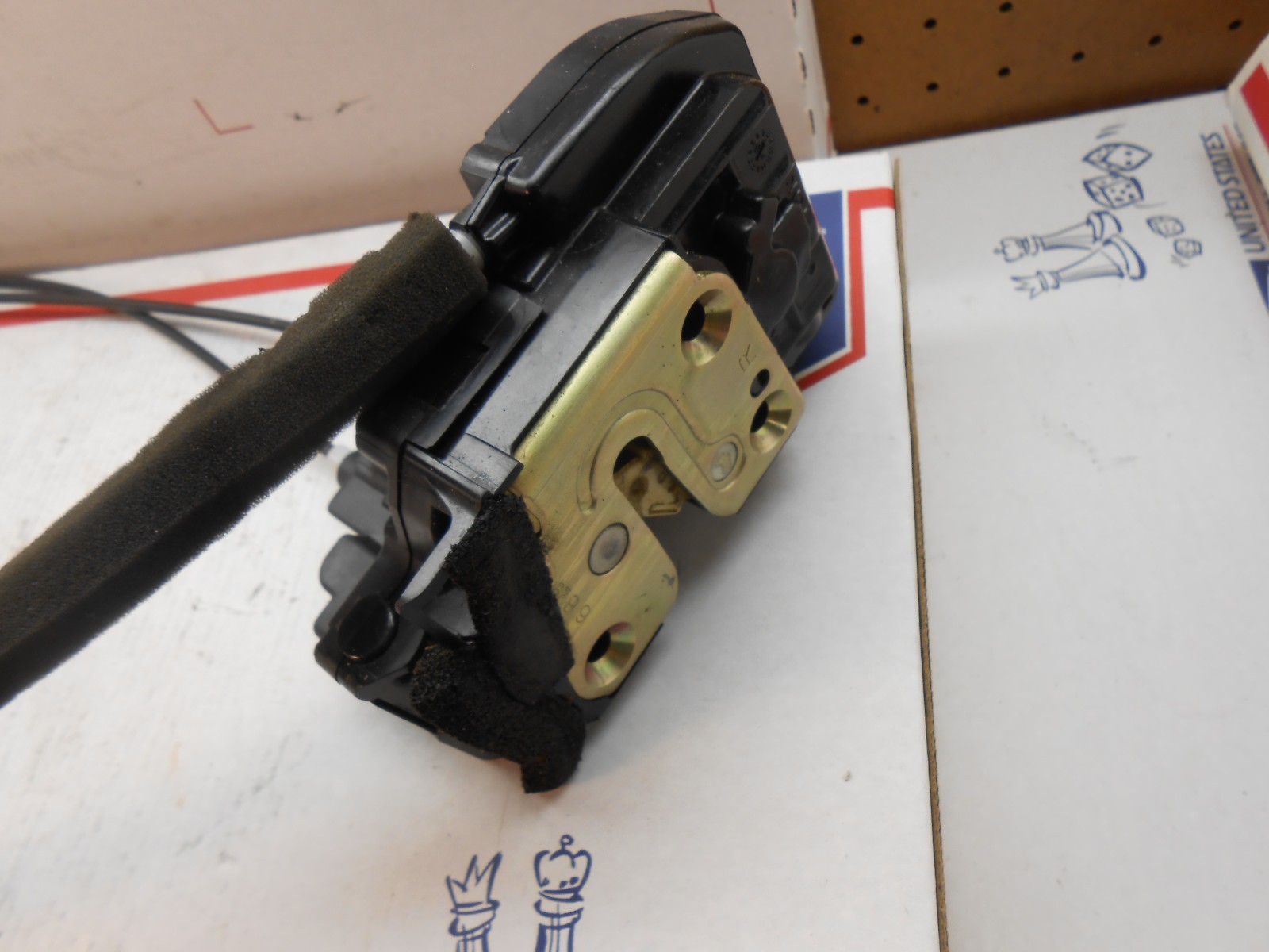 01-04 NISSIAN XTERRA RH. REAR DOOR LOCK ACTUATOR W/ HANDLE PH0046 | eBay