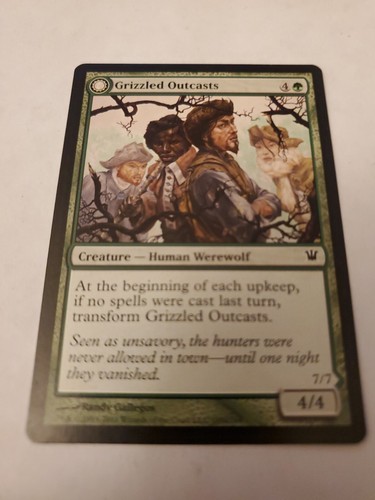 MTG Grizzled Outcasts Krallenhorde Wantons Innistrad 185a/264 Regular ...