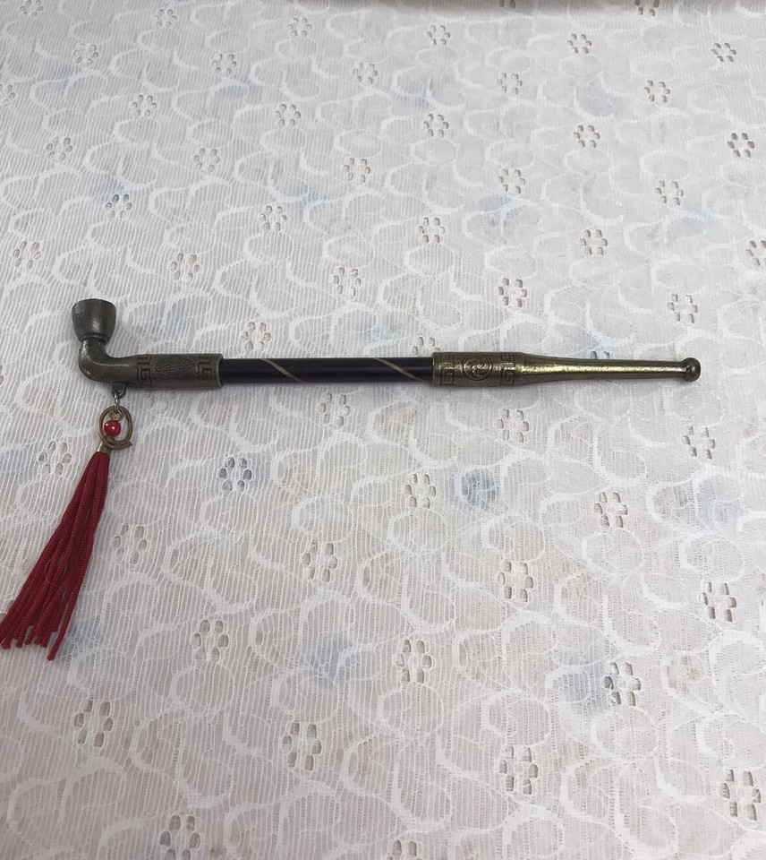 KOREAN TRADITIONAL SHORT SMOKING PIPE(Gombangdae) OF ORNAMENTAL ...