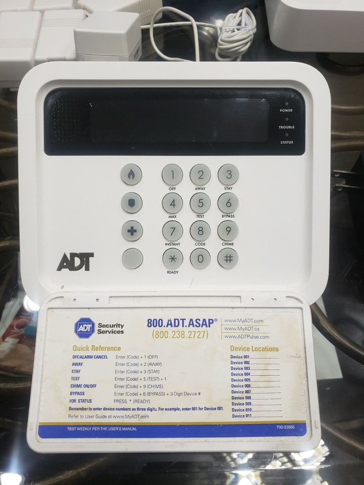 ADT Pulse Alarm System w/Wireless Camera, Base, Keypad, Motion Sensor ...