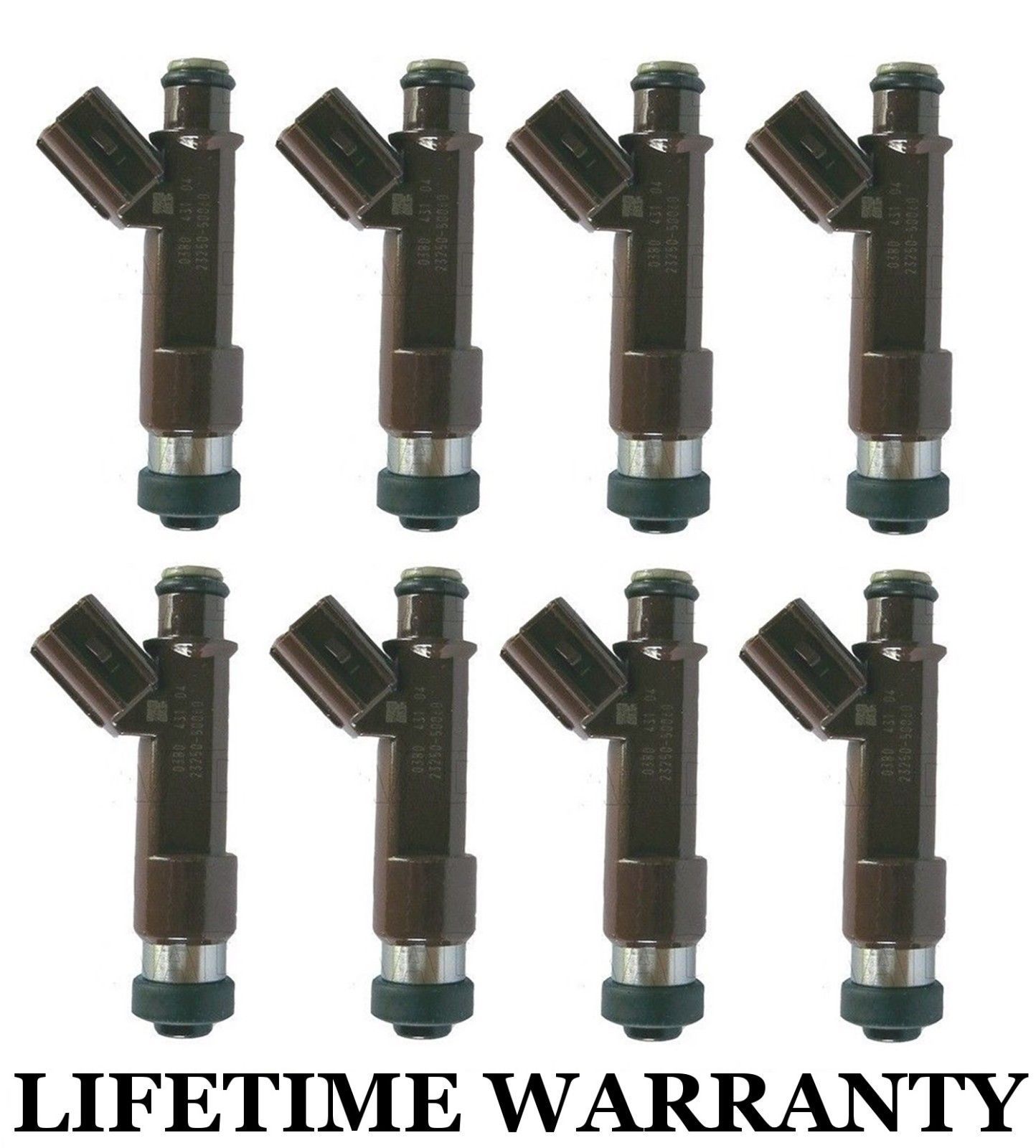 8X Genuine Denso Fuel Injectors For Toyota Tundra Sequoia 4Runner GX470 ...