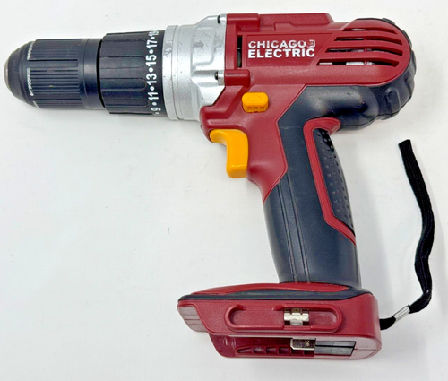 Chicago Electric Cordless Drill Driver 18v 68850 TOOL ONLY! | eBay