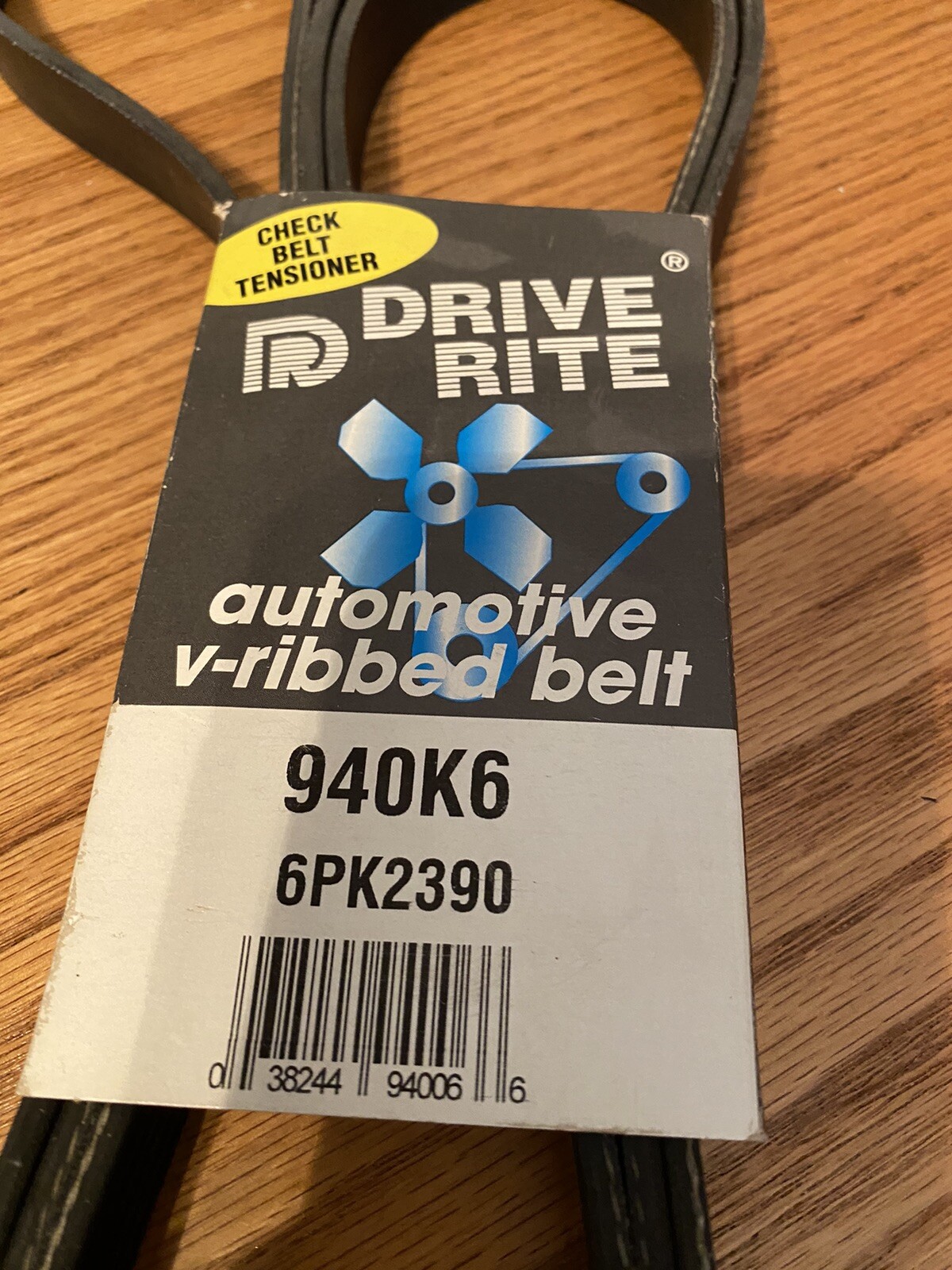 Genuine Drive Rite Automotive V-Ribbed Belt 940K6 6PK2390 | eBay