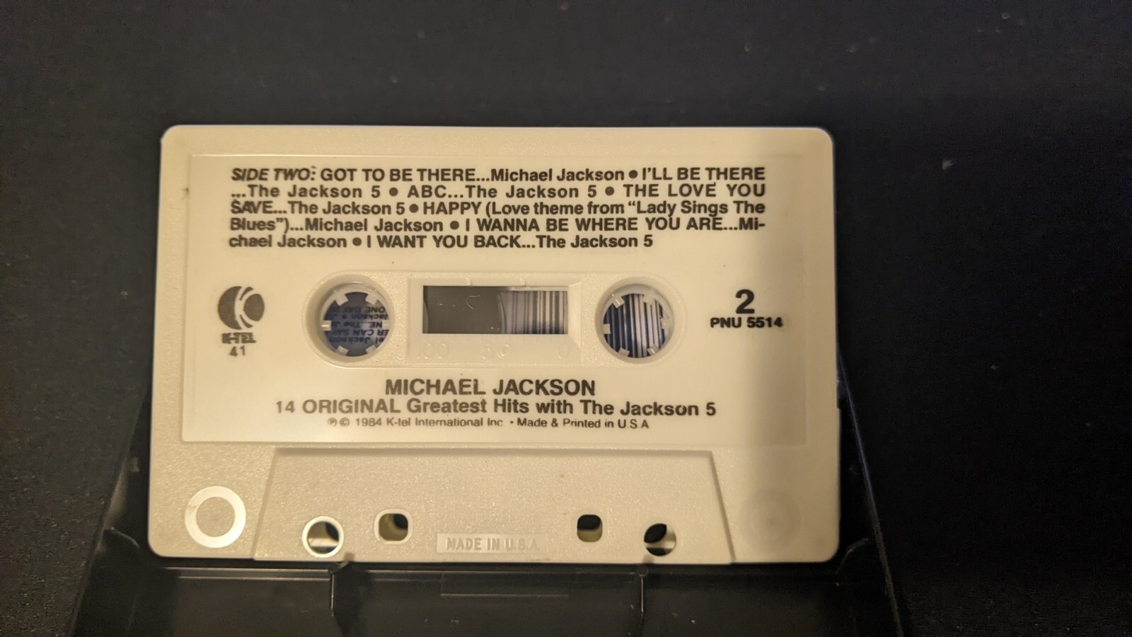 Michael Jackson 14 Original Greatest Hits W The Jackson 5 Cassette Tape ...