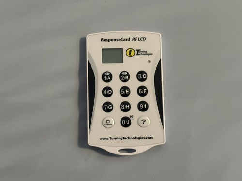 Turning Technologies Response Card RF LCD RCRF-03 Clicker | eBay