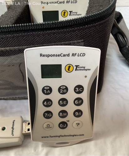 38 Turning Point Technologies RCRF-03 ResponseCard RF LCD Clicker & USB ...