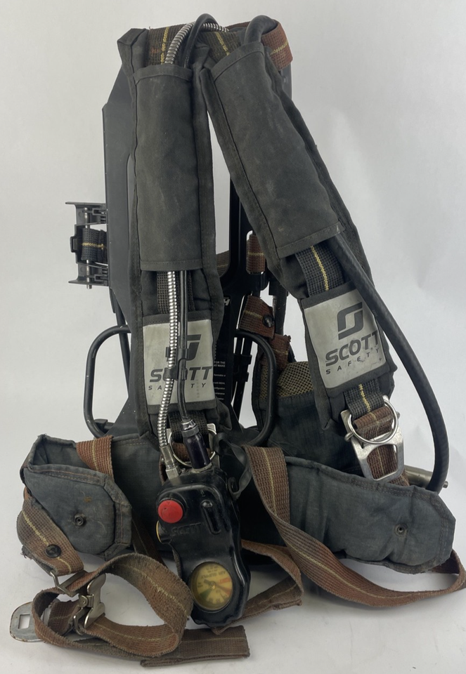 SCOTT SAFETY 4.5 4500 SCBA Air Pack Harness EZ-Flow Air Pak Plus with ...