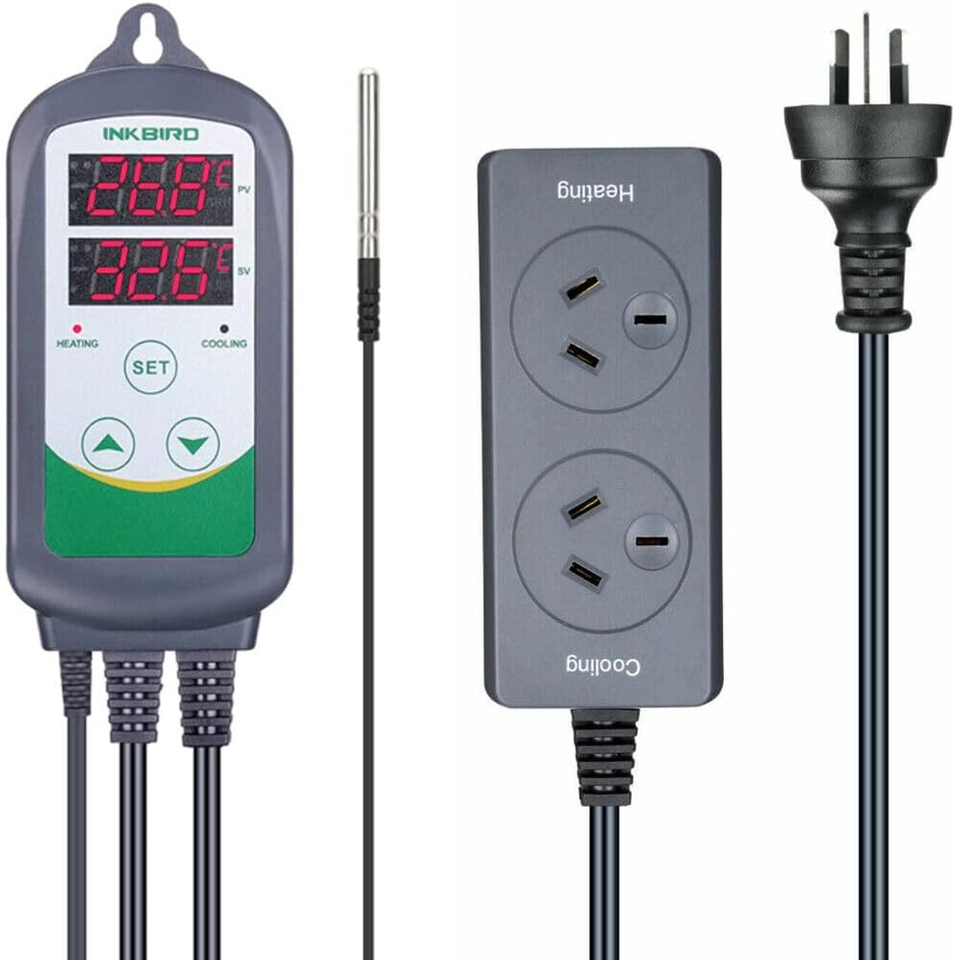 ITC-308 Wifi Digital Temperature Controller 220V Outlet Thermostat, 2 ...