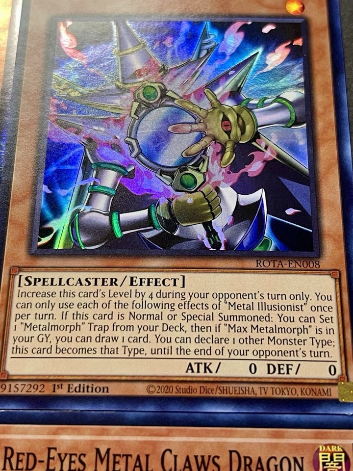 Red-Eyes Black Fullmetal Dragon + 3x Metal Claws + ILLusionist + X ...
