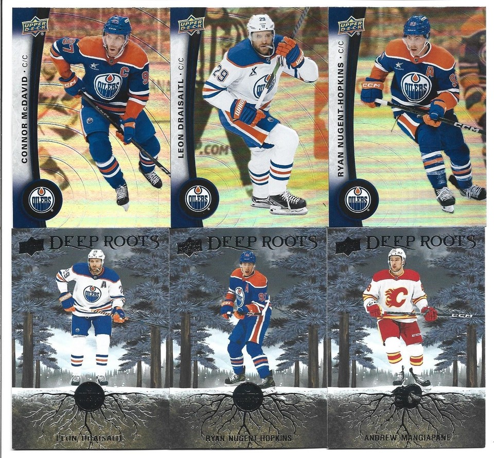 Edmonton Oilers 14 Card Lot Connor McDavid Vasily Podkolzin Rookie ...