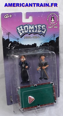 Pack de figurines Homies Pool Hall Set 2004 HomiesShop | eBay
