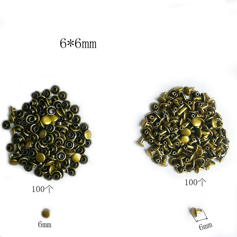 Double Cap Rivets Stud Rapid Rivets Leather Craft Repair 5mm 8mm 9mm ...