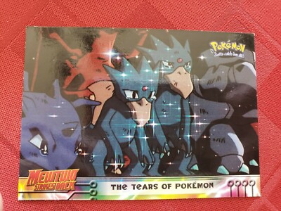 Topps Pokemon Mewtwo Strikes Back The Tears Of Pokemon- Foil/Holo Card ...