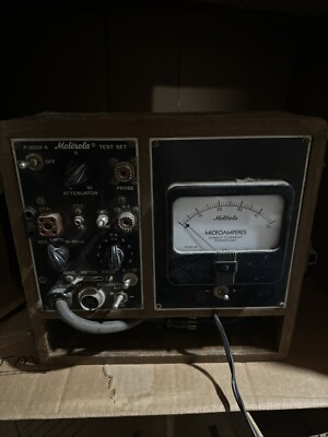 Vintage Motorola Portable Test Set P-8501-A Original Latch Box Untested ...