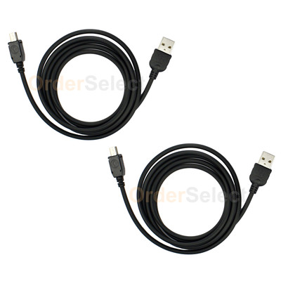 2 NEW 3FT USB A to Mini B Printer Scanner Camera Cable (U2A1-MNB-2PK ...