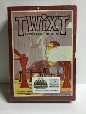Vintage 1962 TWIXT Game 3M Bookshelf Complete! Tactical Strategy Board ...