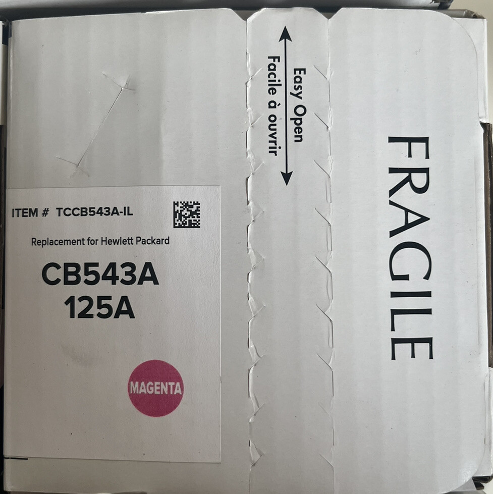 Compatible CB541A 125A Cyan Toner For HP Color LaserJet CM1312 CP1215 ...