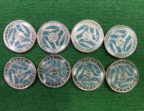 2022 Limited Edition Socceroos Centenary $2 Coin Uncirculated X 8 Coins ...