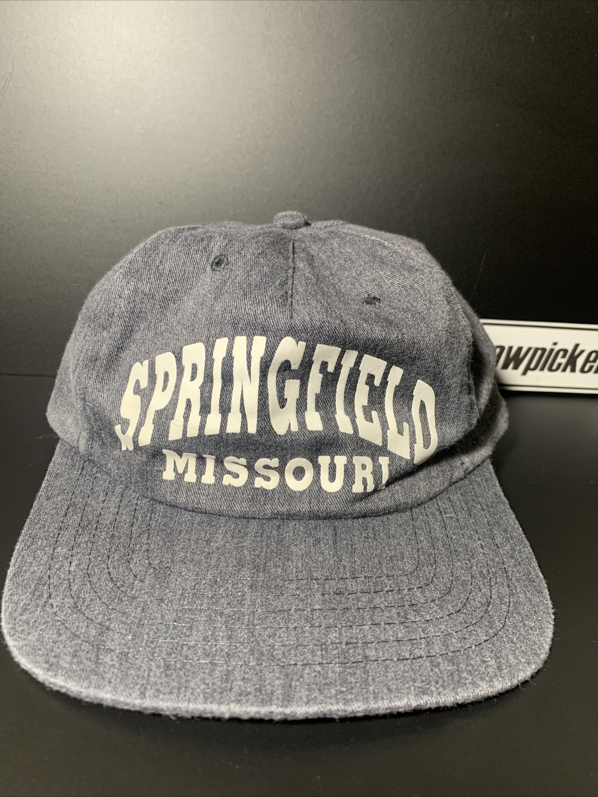 hat vintage Gray adjustable cap Springfield Missouri - Gem