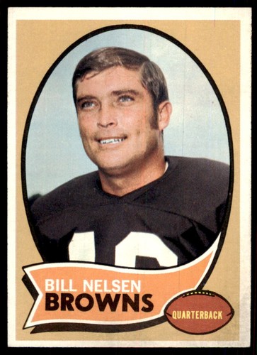 1970 Topps Football Card Bill Nelsen Cleveland Browns #65 | eBay