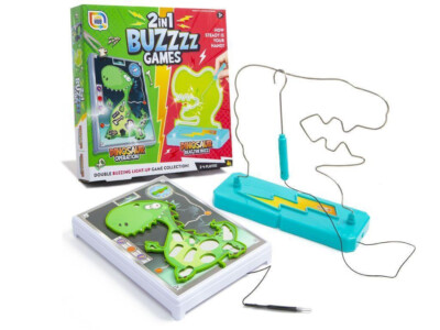 2 in 1 Buzz Games Dinosaur Operation Beat the Buzzer Wire Steady Hand ...