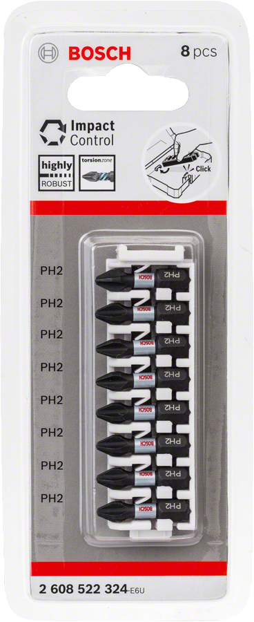 Bosch Impact Screwdriver Insert Bits Torx PZ2 PH2 PZ3 You Choose Bit ...