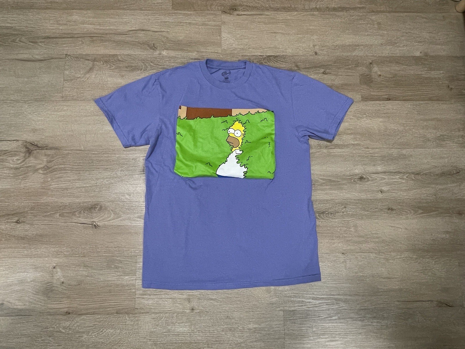 The Simpsons Purple Cotton Homer Bush Meme Men’s Sz M Graphic T Shirt ...