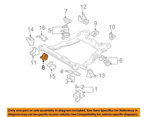 HYUNDAI OEM 01-08 Elantra Engine Trans Mounting-Stop Bracket 219102D050 ...