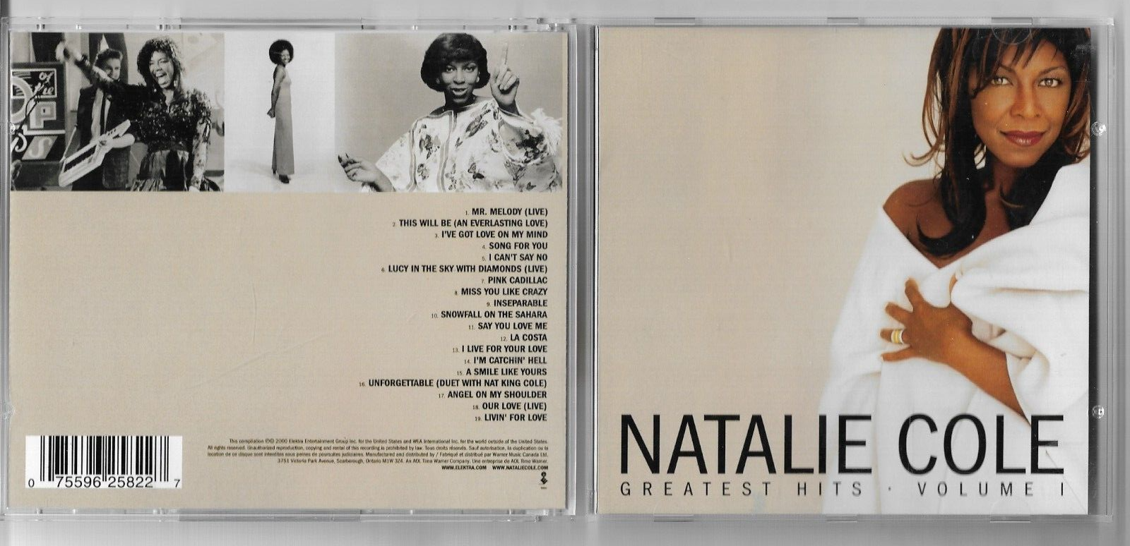 Greatest Hits, Vol. 1 by Natalie Cole (CD, Nov-2000, Elektra (Label ...