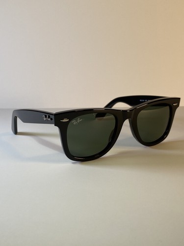 Ray Ban Original Wayfarer Classic Black/Green Sunglasses RB2140 901 ...